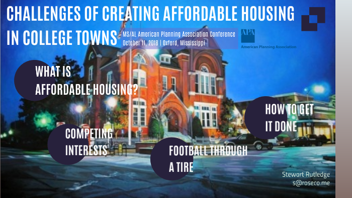 Challenges of Affordable Housing by Stewart Rutledge on Prezi