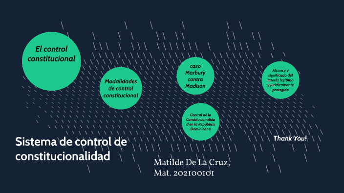 Sistema de Control de la Constitucionalidad by Matilde De La Cruz on Prezi