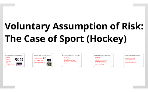 Voluntary Assumption of Risk: The Case of Sport by Michael Stashick on ...