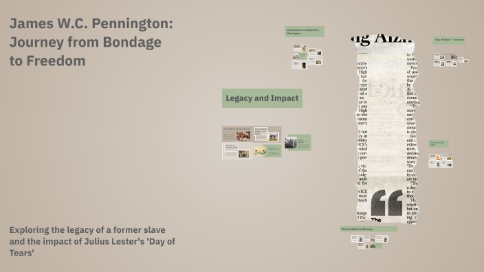 James W.C. Pennington: Journey from Bondage to Freedom by Evan Endrick ...