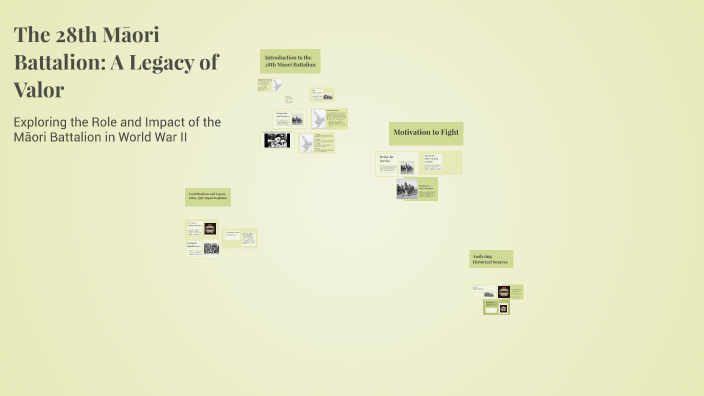 Lesson 1: The 28th Māori Battalion: A Legacy of Valor by Abigail Letham ...