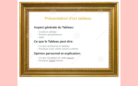 Présentation d'un tableau by Théo Gustin on Prezi