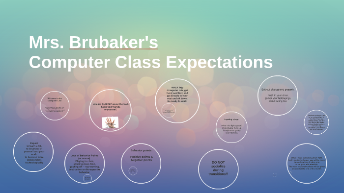 Computer Class Expectations by Gail Brubaker on Prezi