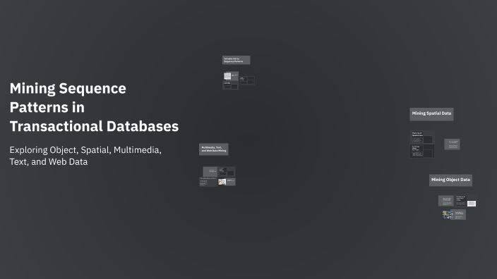 Mining Sequence Patterns In Transactional Databases By Dhayanidhis