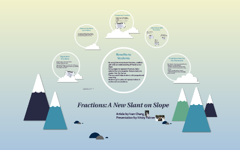 Fractions: A New Slant on Slope by Kristy Science on Prezi