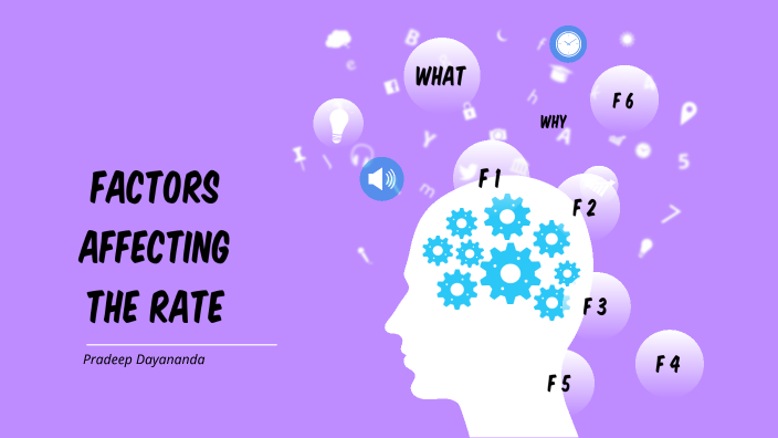 FACTORS AFFECTING THE RATE by Pradeep Dayananda on Prezi
