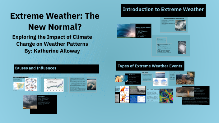 Types of Extreme Weather: The New Normal? by Katherine Alloway-Roof on ...