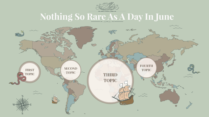 Nothing So Rare As A Day In June by Mike D on Prezi