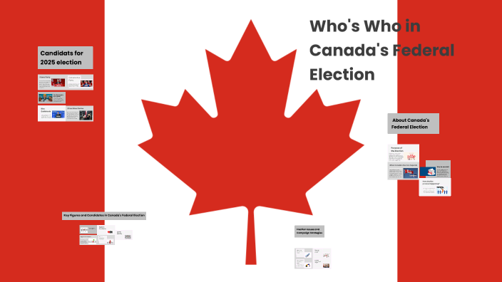 Who's Who in Canada's Federal Election by yo s on Prezi