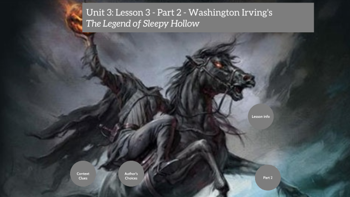 Unit 3 Lesson 3 - Part 2 - Legend of Sleepy Hollow by Tiffany Solod on ...
