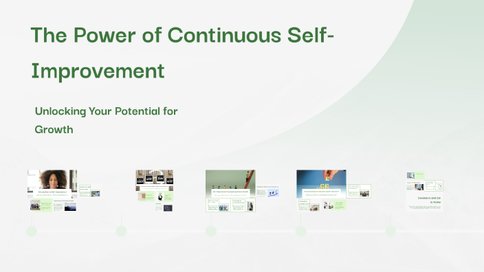 The Power of Continuous Self-Improvement by Chandler Reber on Prezi