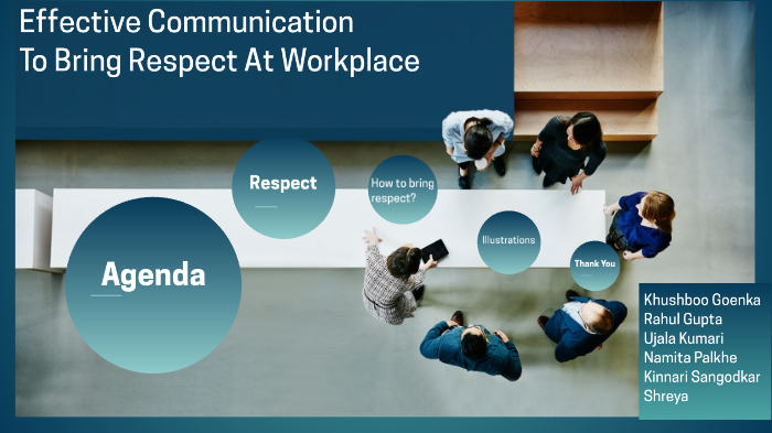 Effective communication to bring respect at workplace by shreya verma ...