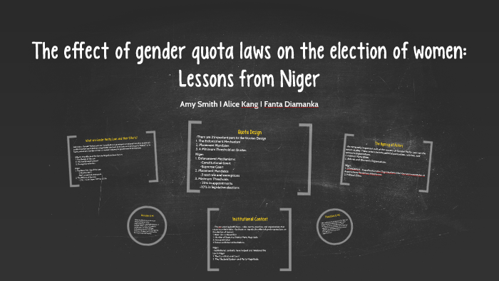 The effect of gender quota laws on the election of women: Le by on Prezi