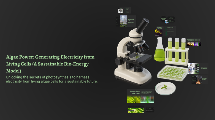 Algae Power: Generating Electricity from Living Cells (A Sustainable ...