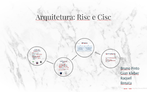 Arquitetura: Risc e Cisc by Raquel Magdalena on Prezi