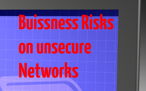 Unit 9 Assignment 4 M3 Risks of unsecure networks. by Joshua Wright on ...