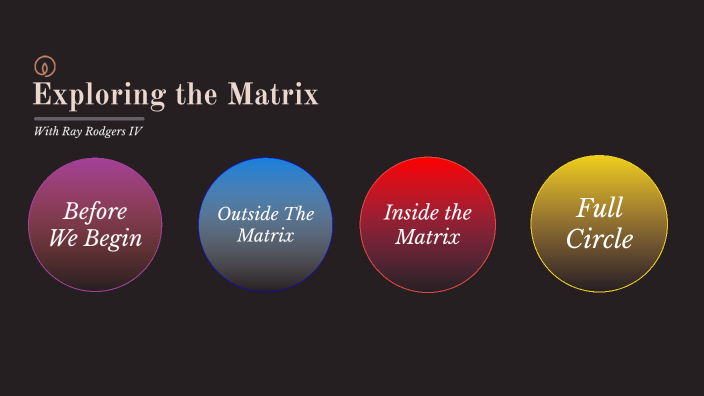 Exploring the Matrix CCUSO Edition by Ray Rodgers on Prezi