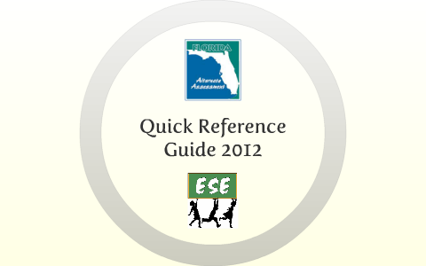 Florida Alternate Assessment Quick Reference Guide by Karl Amundson on ...