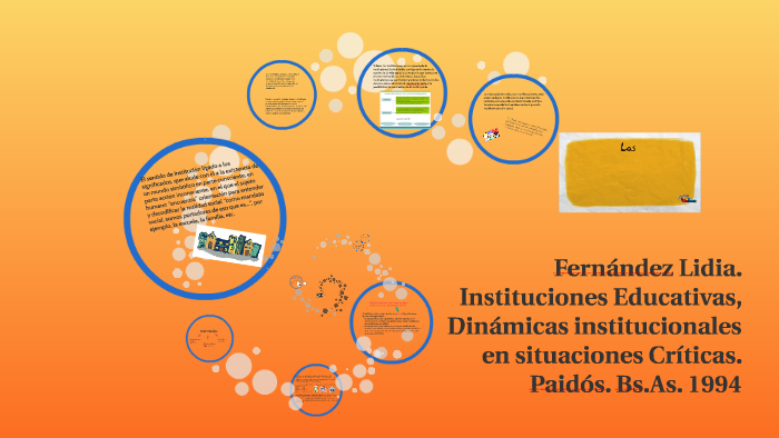 Fernandez Lidia. Instituciones Educativas, Dinámicas instit by Luisina ...