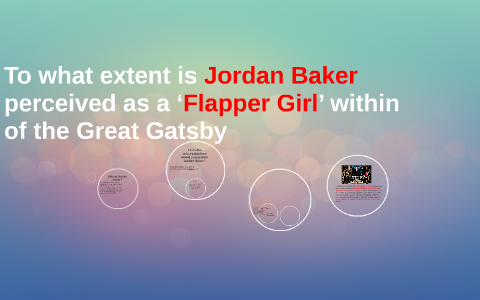 To what extent is Jordan Baker perceived as a ‘Flapper Girl’ by Shannon ...