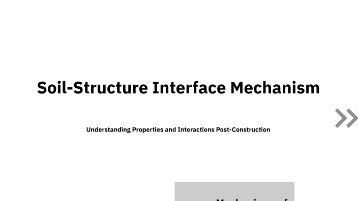 Soil-Structure Interface Mechanism by srihit reddy on Prezi