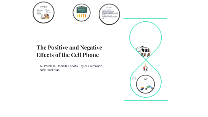 The Positive and Negative Effects of the Cell Phone by ali pereless