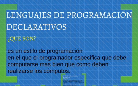 LENGUAJES DE PROGRAMACION DECLARATIVOS by ferney ortiz on Prezi