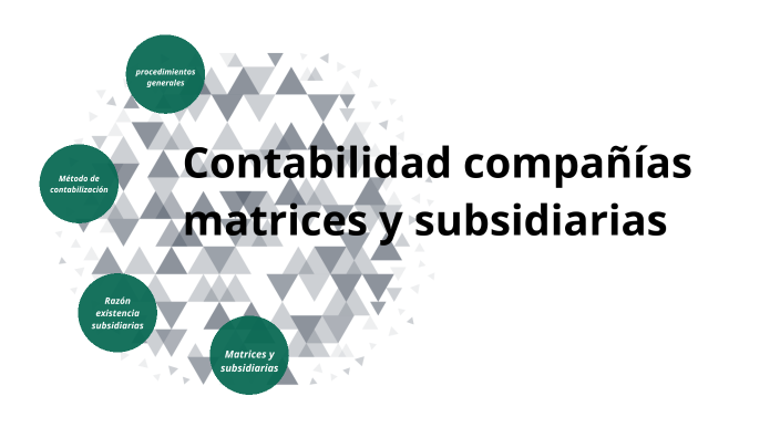 Contabilidad compañías matrices y subsidiarias by Yorleny Umaña Ávila ...