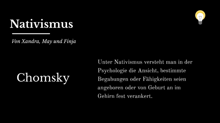 Nativismus by Xan on Prezi