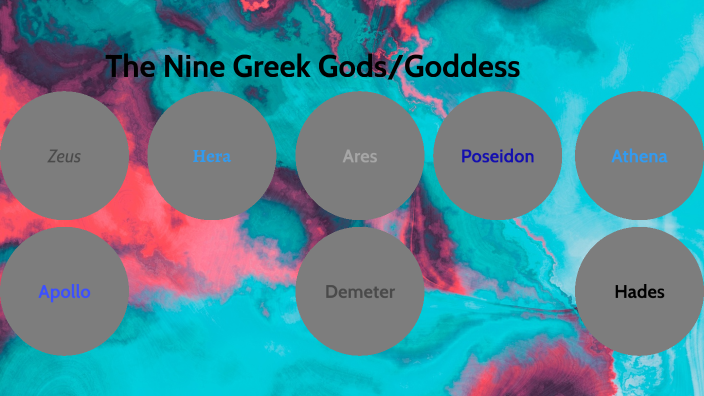 The Nine Olympian Gods/Goddess by Andrew Hoelsken on Prezi