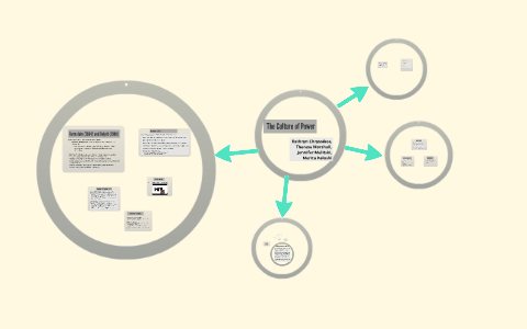 The Culture of Power by on Prezi