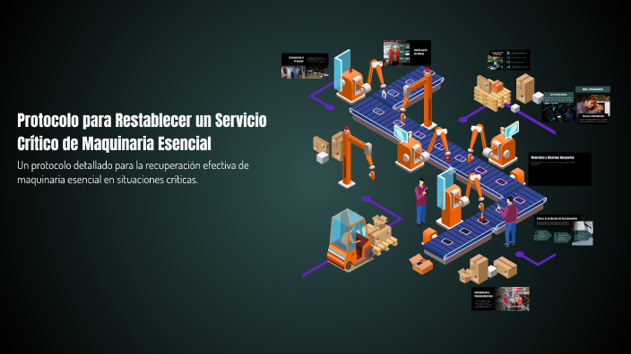 Protocolo para Restablecer un Servicio Crítico de Maquinaria Esencial ...