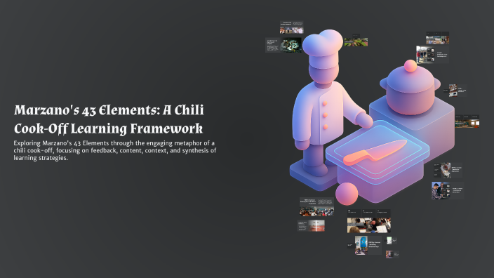 Marzano's 43 Elements: A Chili Cook-Off Learning Framework by Jaci ...