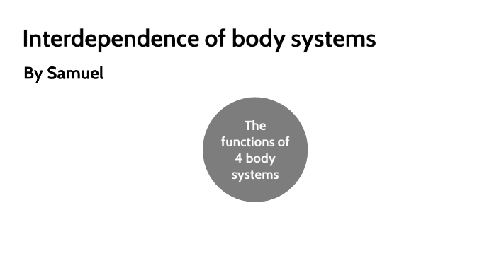 Interdependence of body systems by Samuel Kuchipudi on Prezi