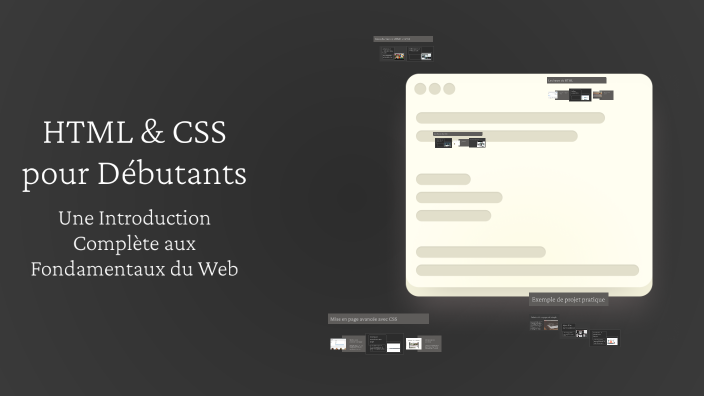 HTML & CSS pour Débutants by Maxime Derbigny on Prezi