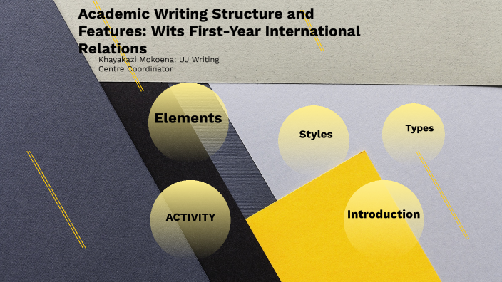 WITS Academic Writing Structure and Features by on Prezi