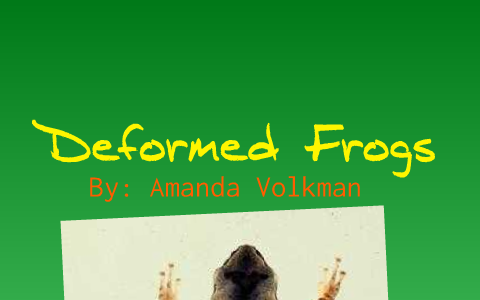 Deformed Frogs by Amanda Volkman on Prezi