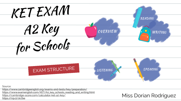 KET EXAM- A2 Key for Schools exam structure by Dorian Rodriguez on Prezi