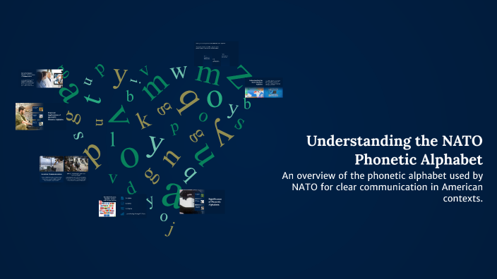 Understanding the NATO Phonetic Alphabet by Gaurav Mishra on Prezi