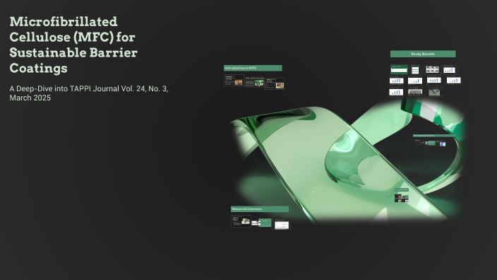 Microfibrillated Cellulose (MFC) for Sustainable Barrier Coatings by ...
