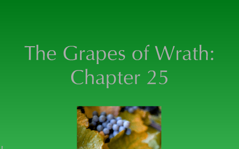 Chapter 25 Grapes of Wrath by Ben Godwin on Prezi