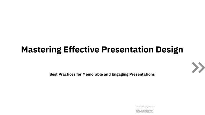 Mastering Effective Presentation Design By Mandeep K On Prezi
