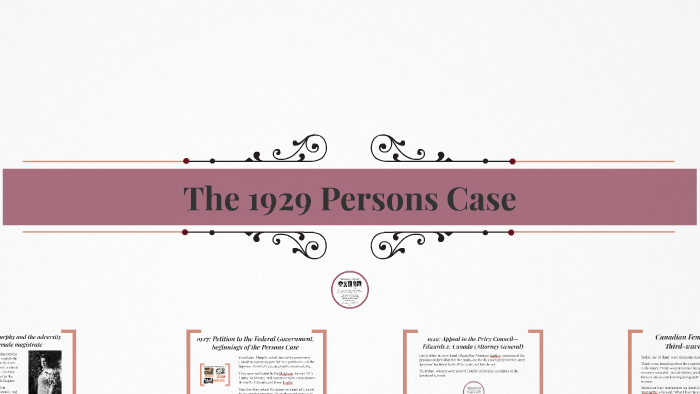 The Persons Case of 1929 by Maria Aragon on Prezi