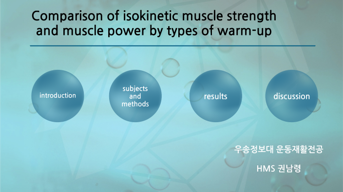 Comparison of isokinetic muscle strength and muscle power by types of ...