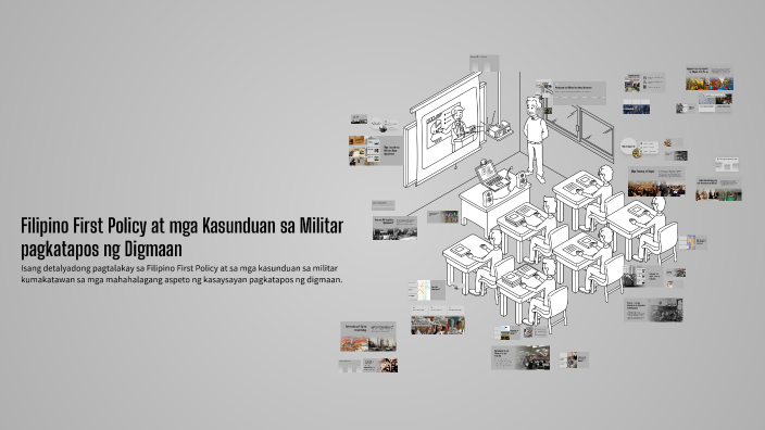 Filipino First Policy at mga Kasunduan sa Militar pagkatapos ng Digmaan ...
