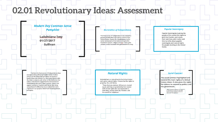 02.01 Revolutionary Ideas: Assessment by LaAshtiana Ivey