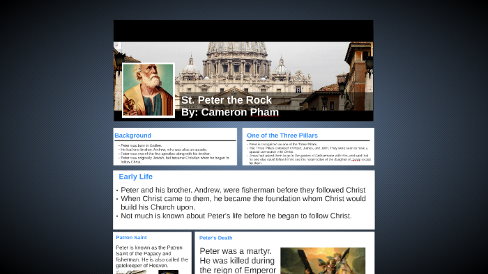 St. Peter the Rock by Cameron Pham on Prezi