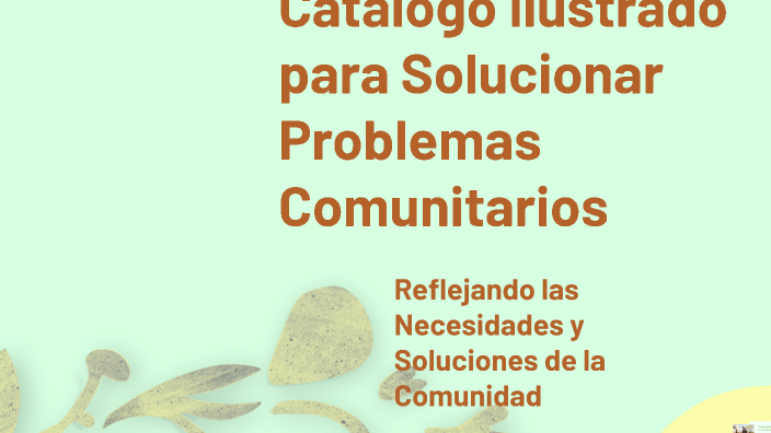 Catálogo Ilustrado para Solucionar Problemas Comunitarios by Vianey ...