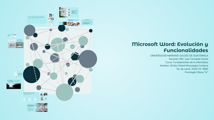 Microsoft Word: Evolución y Funcionalidades by Shirley Maza on Prezi