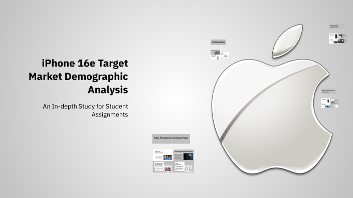iPhone 16e Target Market Demographic Analysis by Casey Bauer on Prezi